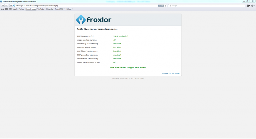 froxlor_install_2 - Maffert.net