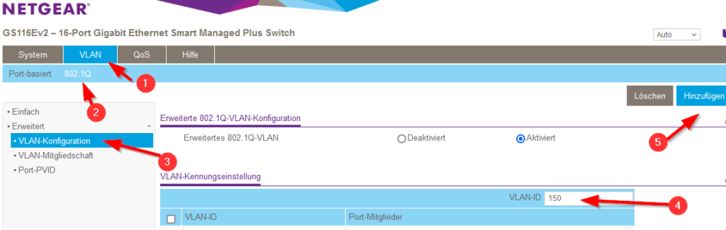 NETGEAR - VLANs einrichten/konfigurieren - Maffert.net